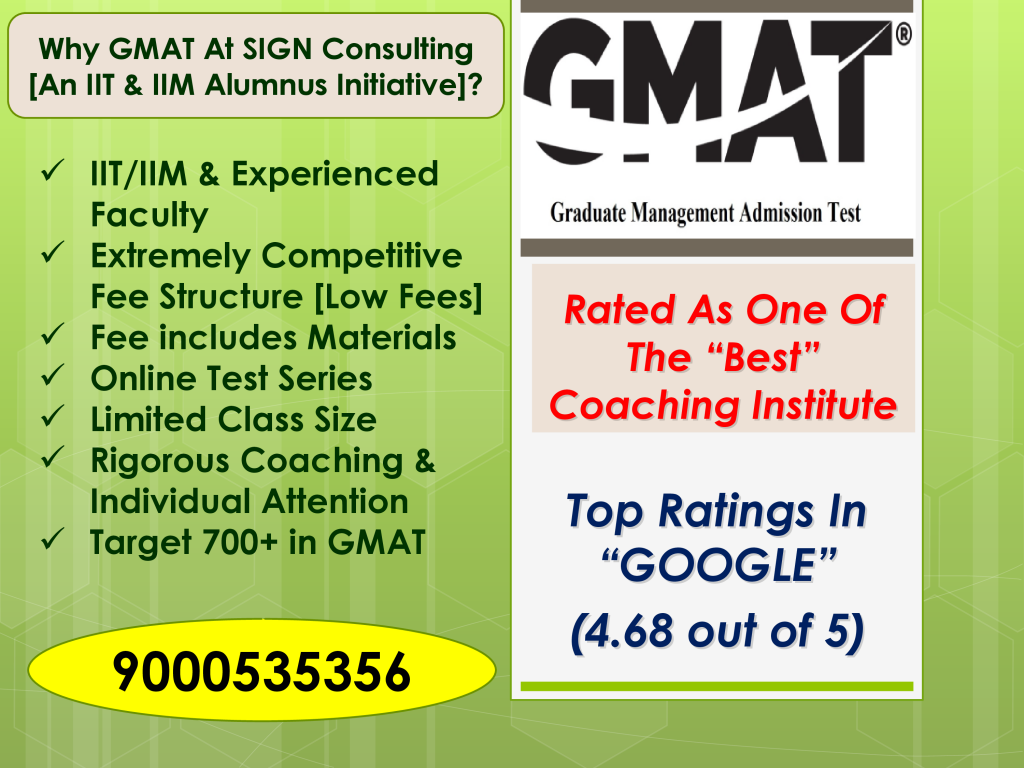 Score 700+ with Best Online GMAT Coaching by IIT & IIM Alumni Group